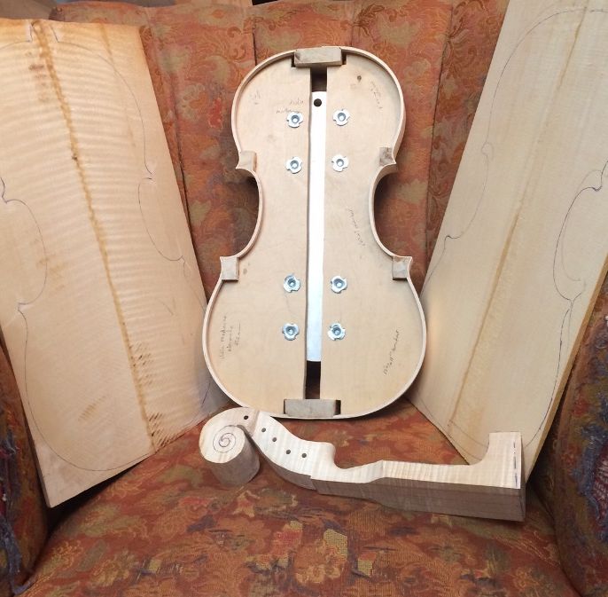 16-1/2" Five-String Viola Beginning | Five String Fiddles